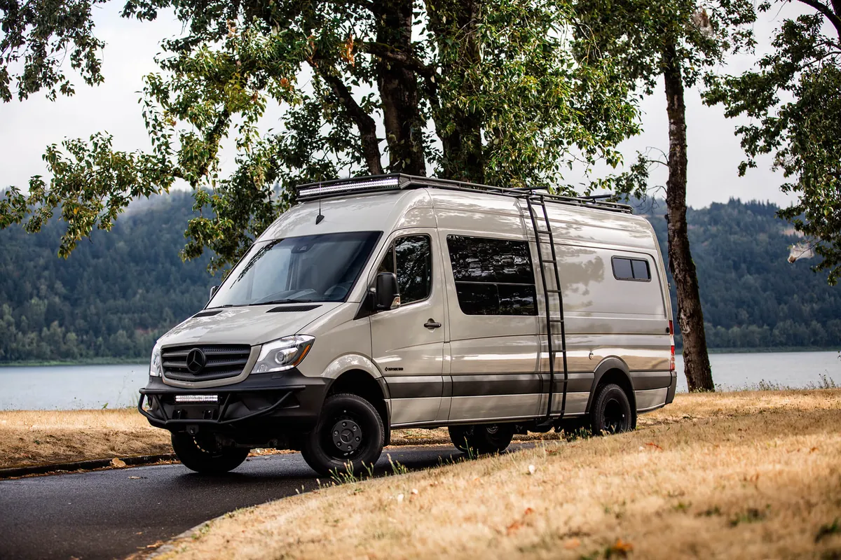 A M P Van Outside Van A M P Van Outside Van