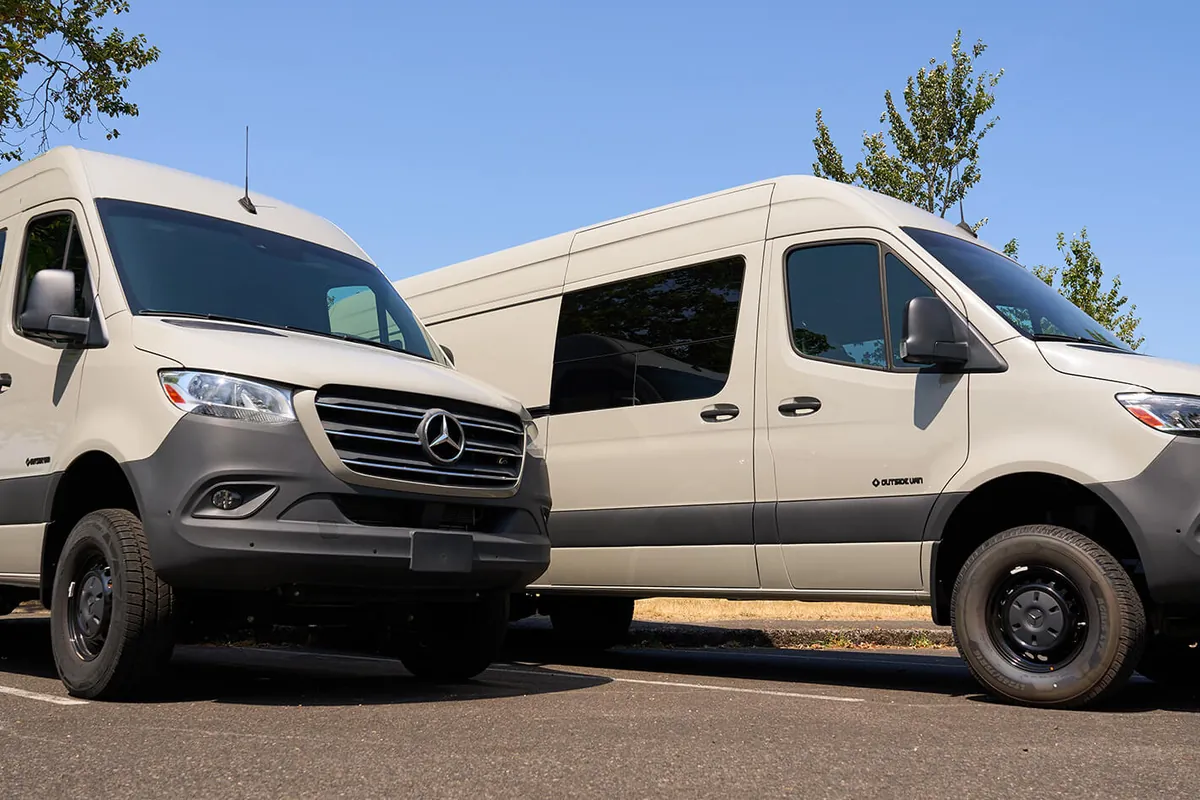 Baseline Starter Adventure Van | Outside Van
